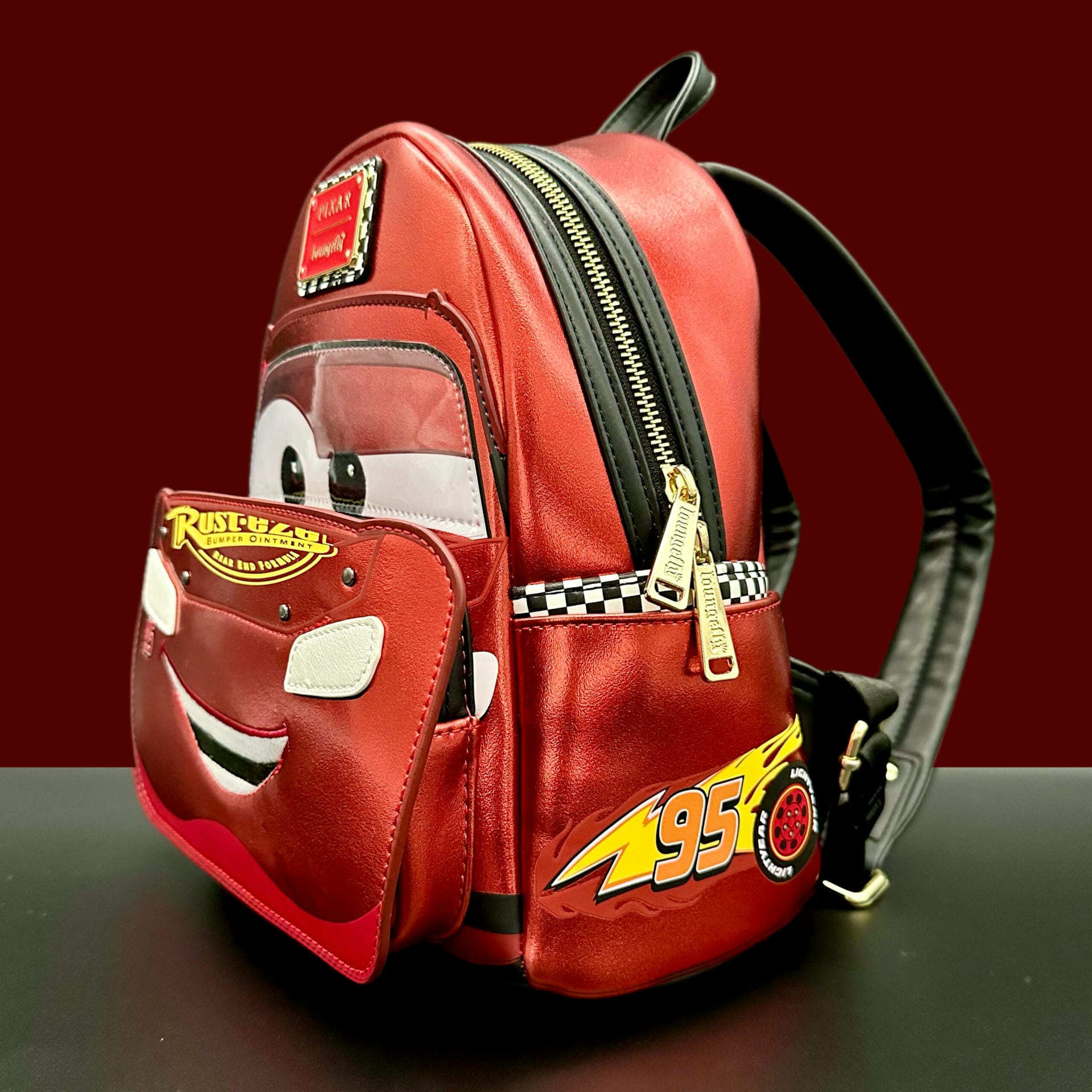 Lightning McQueen Cars Pixar Loungefly Mini Backpack – Get Ready Comics