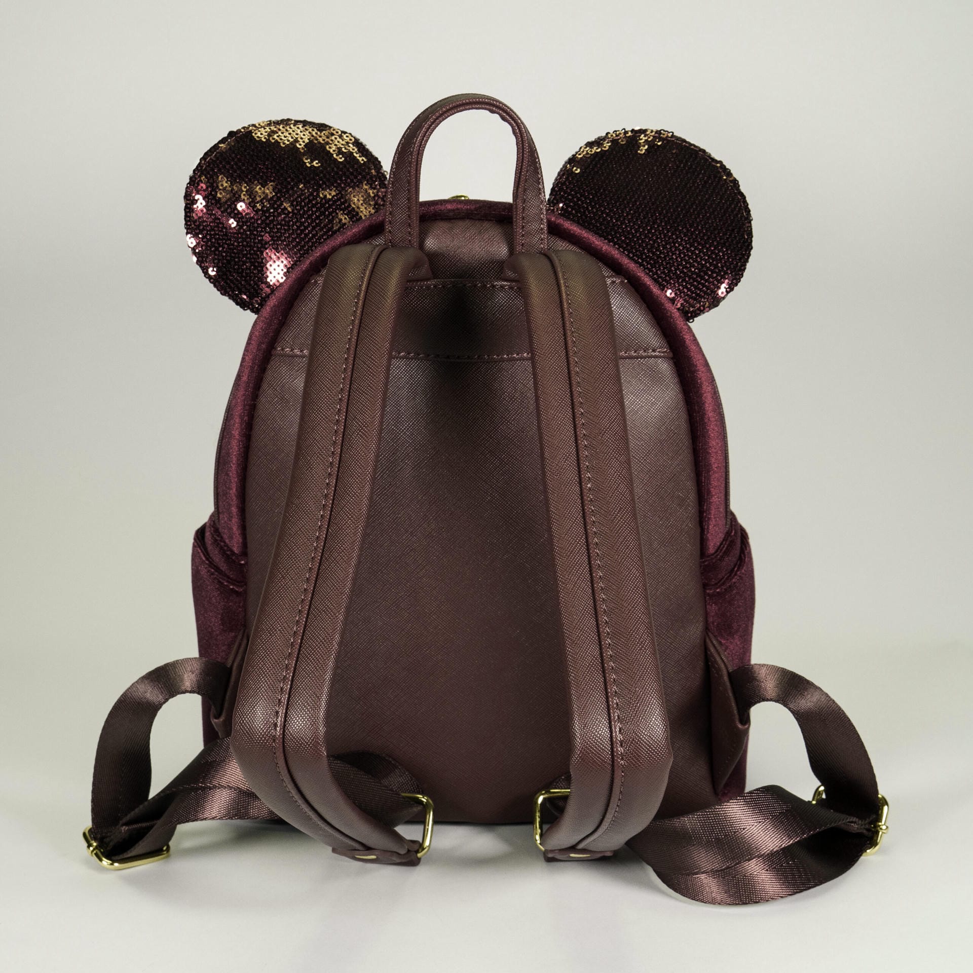 Minnie Mouse Velvet Sequin Ears Disney Loungefly Mini Backpack – Get ...