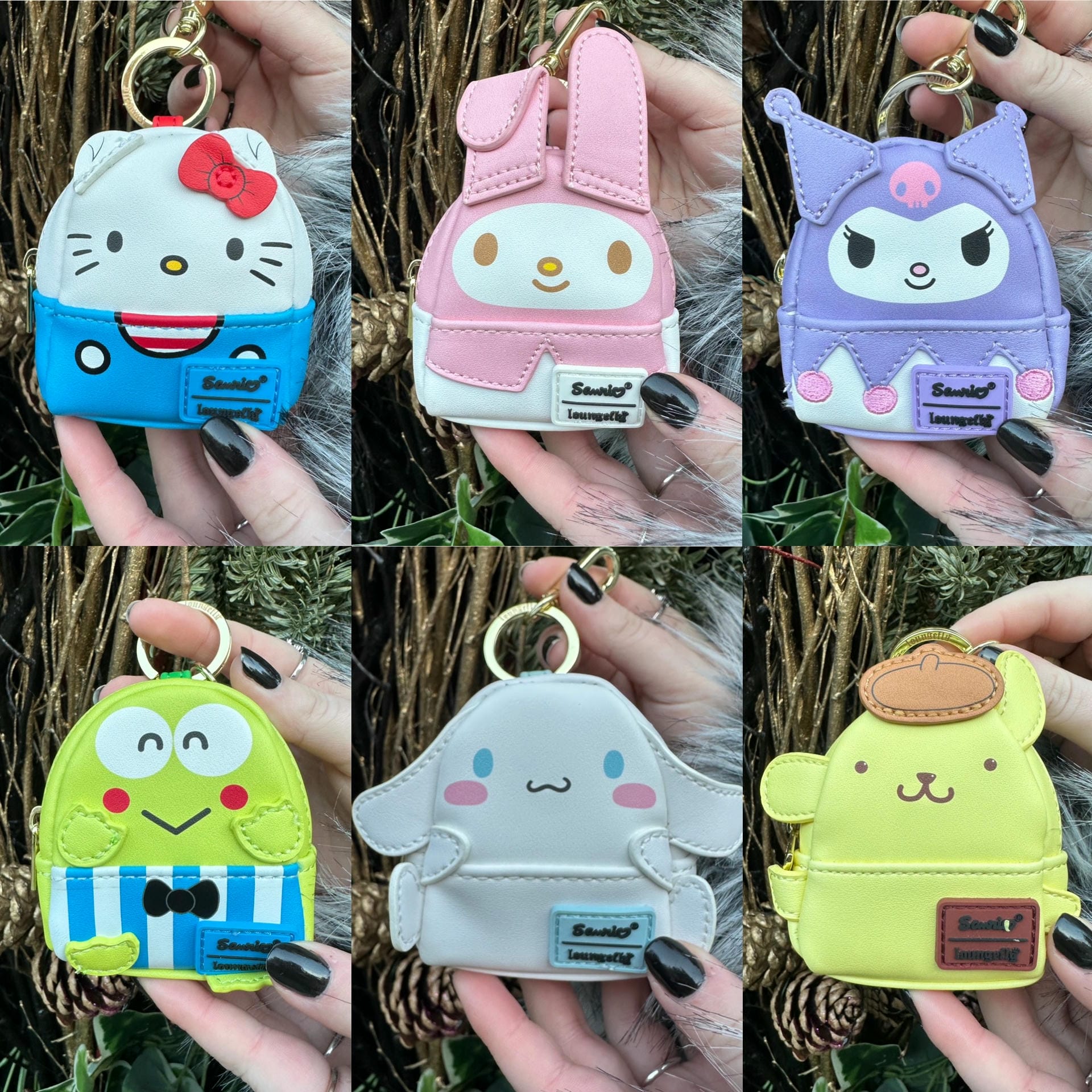 Hello Kitty 50th Anniversary Loungefly Mystery Blind Box Mini Backpack ...