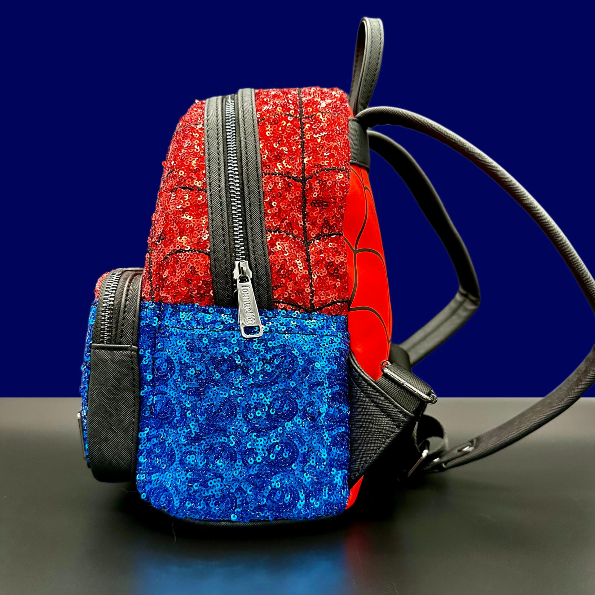 SpiderMan Marvel Sequin Loungefly Mini Backpack – Get Ready Comics