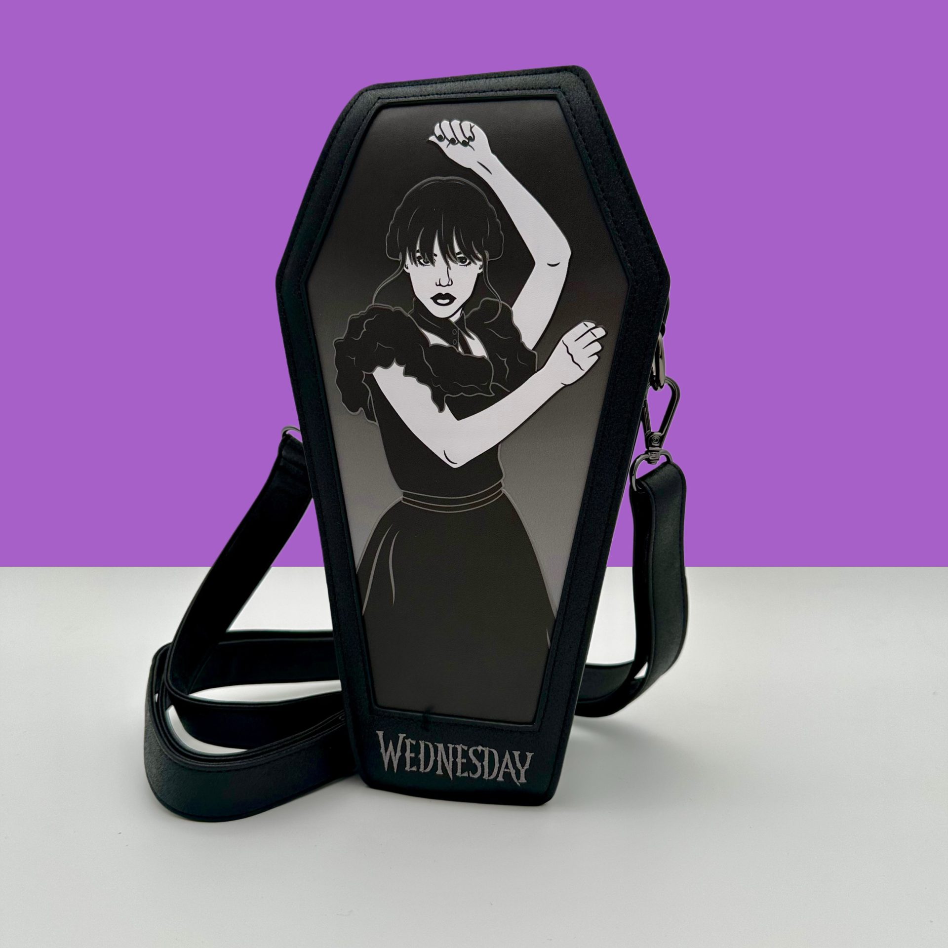 Wednesday Coffin Loungefly Crossbody Bag | Get Ready Comics