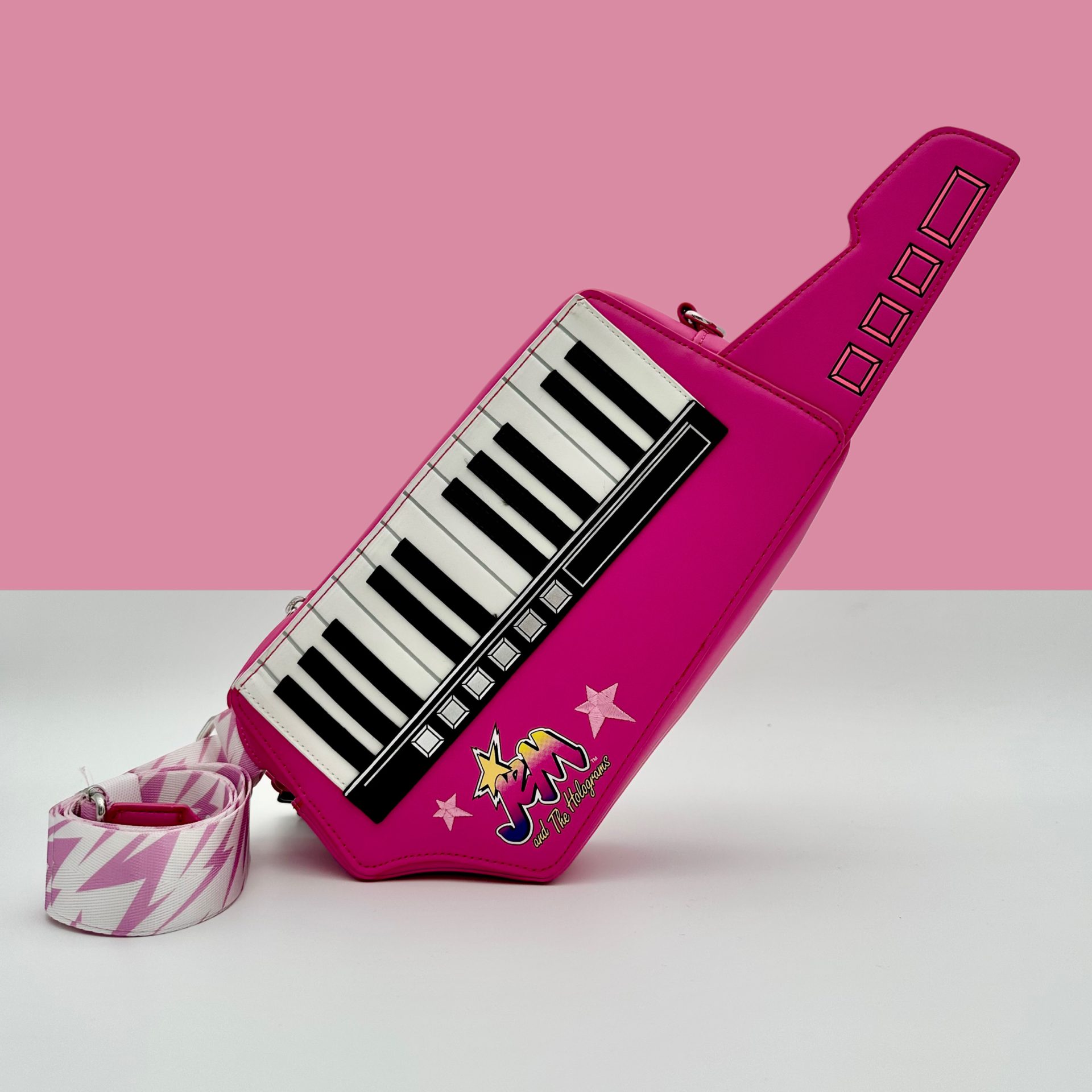 Jem And The Holograms Keytar Loungefly Figural Crossbody Bag | Get ...