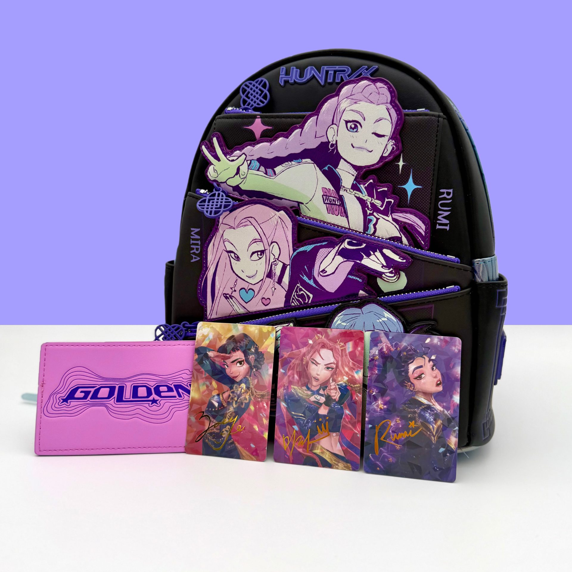 Huntrix KPop Demon Hunters Loungefly Mini Backpack | Get Ready Comics